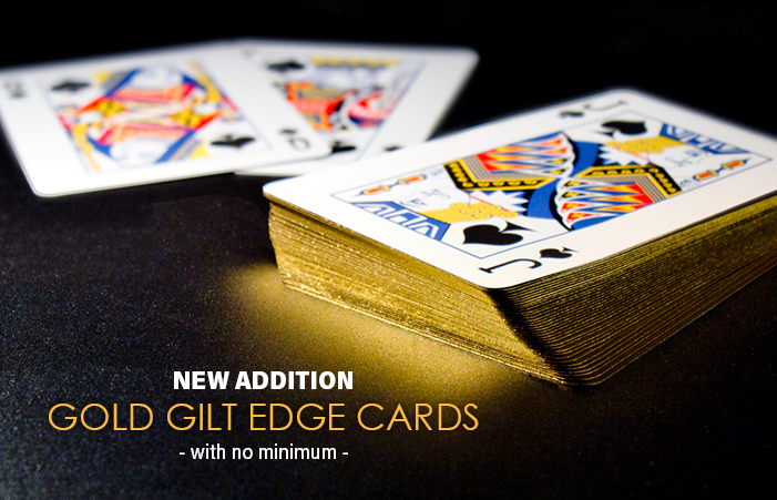 NEW RELEASE GOLD GILT EDGE CARDS