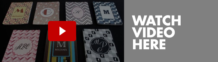 Monogrammed Playing Cards