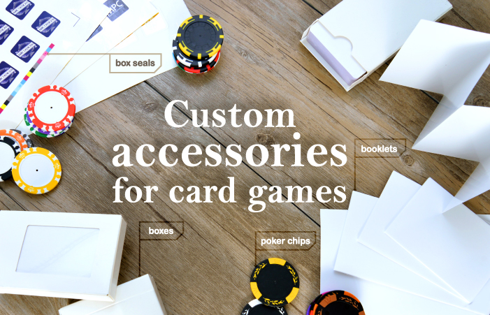 Custom accessories for card games